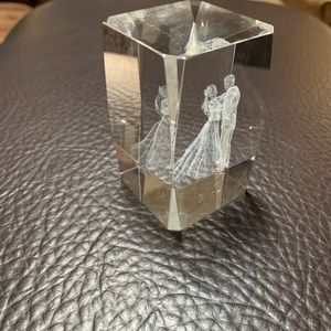 Accents | Etched Crystal Wedding Cube | Poshmark